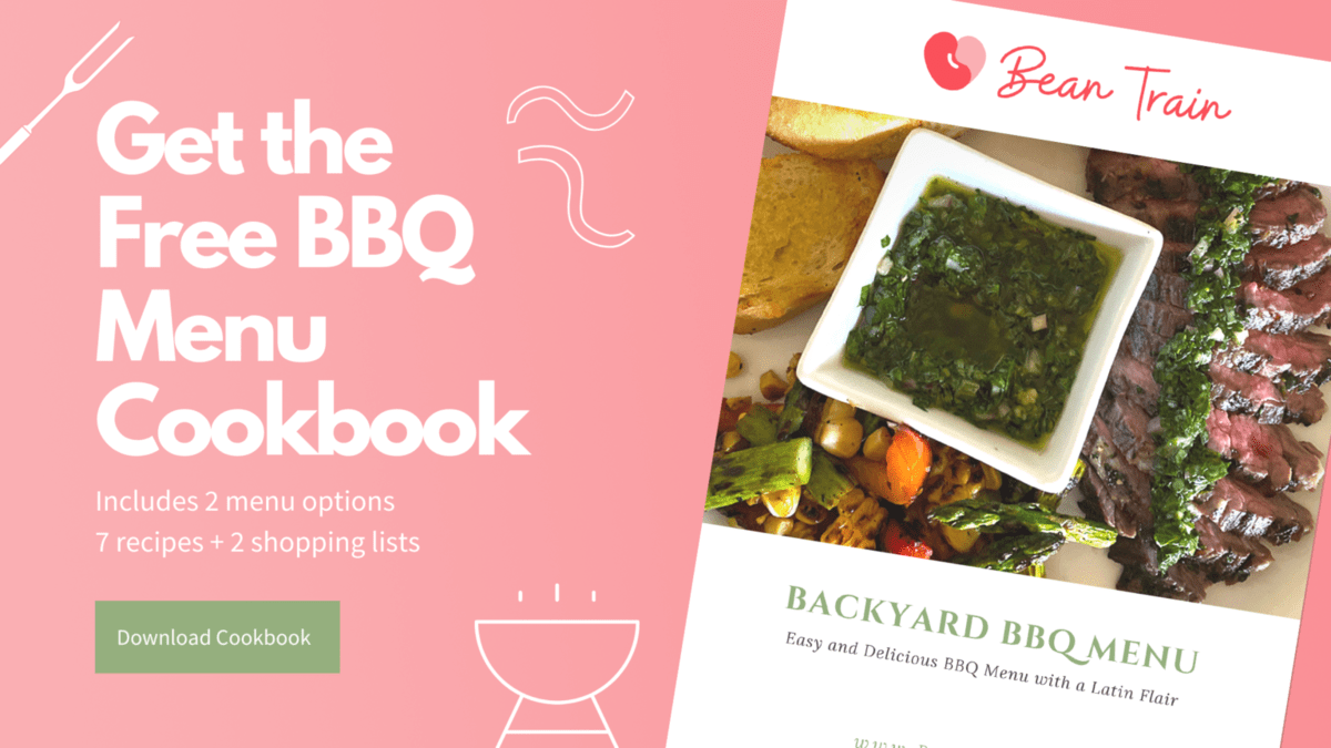 Easy Backyard Barbecue Menu with Skirt Steak Chimichurri - Bean Train